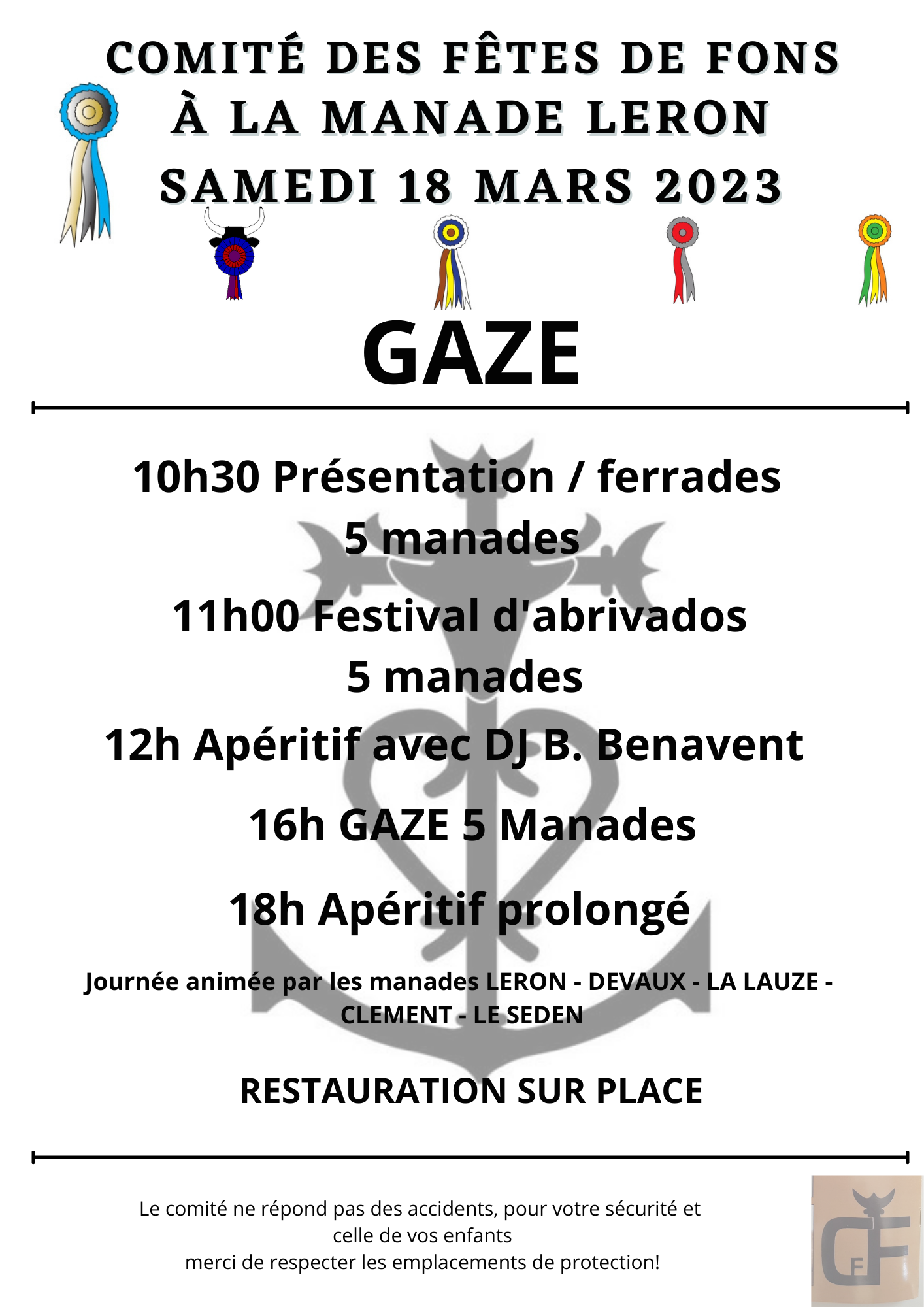 Gaze du Comité des fêtes de Fons - Commune de Fons : Commune de Fons Gaze du Comité des fêtes de Fons - Commune de Fons : Commune de Fons